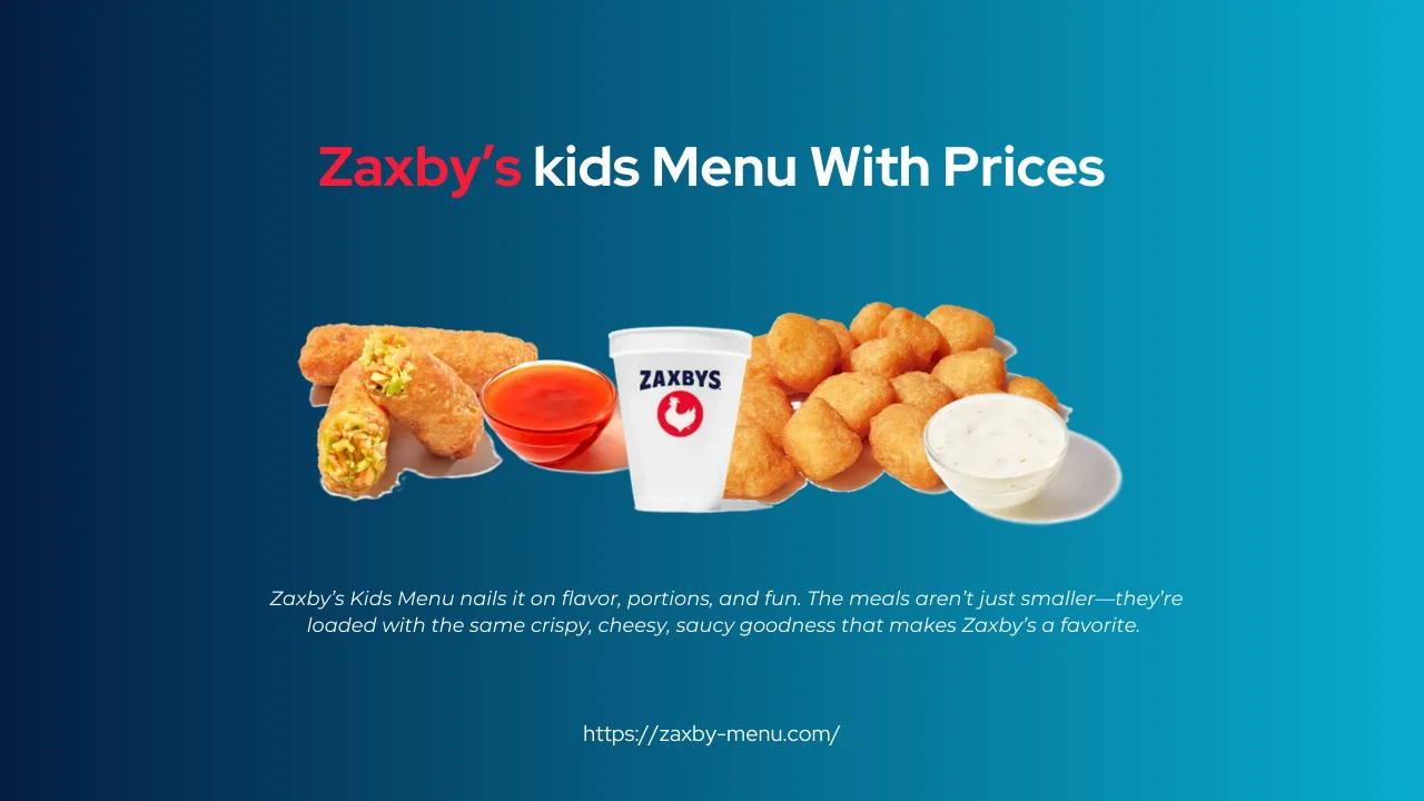Zaxby's Kids Menu With Prices [Updated January 2026]